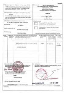 CO FORM VK – IMPORTANT NOTES ON CERTIFICATE OF ORIGIN FORM VK - Smartlink