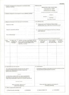 CO FORM AI – IMPORTANT NOTES ON CERTIFICATE OF ORIGIN FORM AI - Smartlink