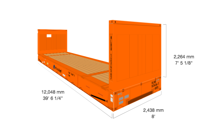 TÌM HIỂU CHI TIẾT VỀ FLAT RACK CONTAINER - Smartlink